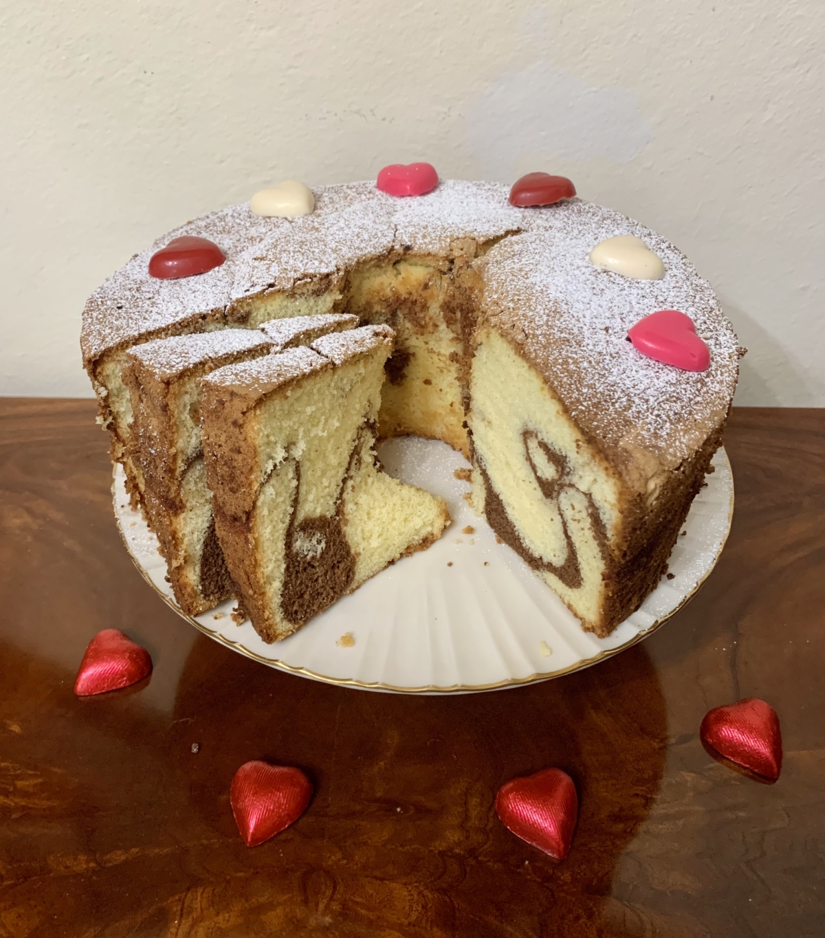 Marble Chiffon Cake – Leave it to Bubbe